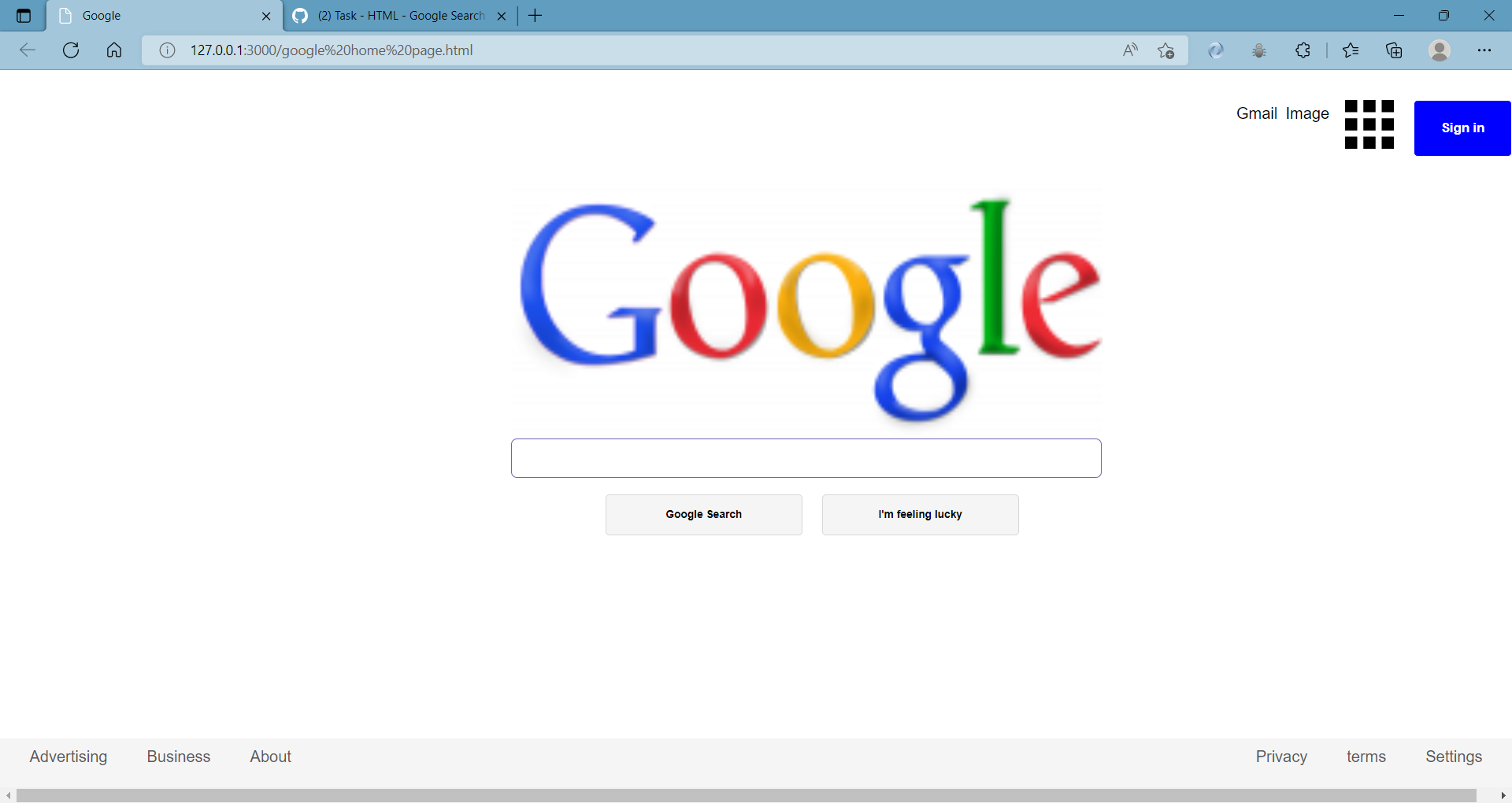 Task - HTML & CSS - Google Search Page Clone · akash-coded mern · Discussion #47 · GitHub