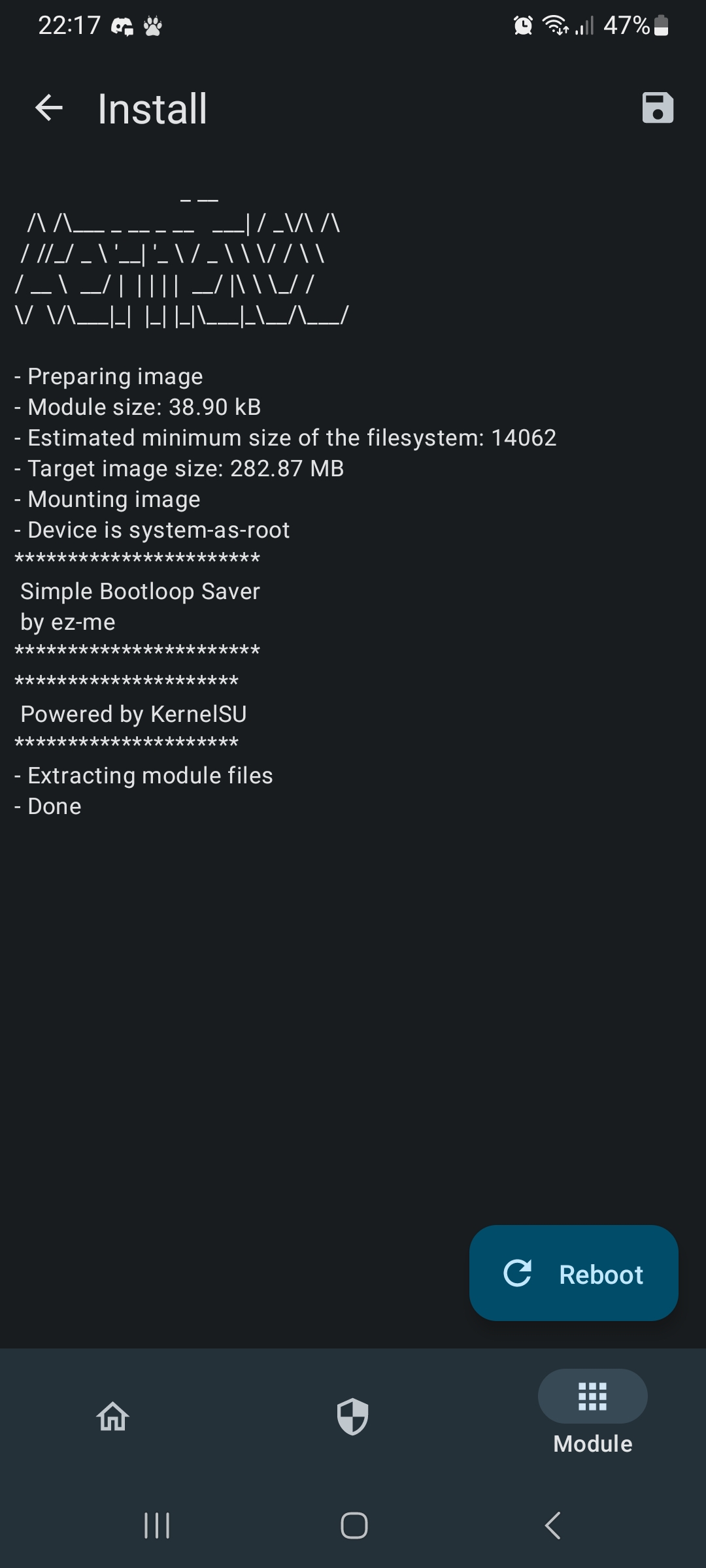 Minor bug with the text when flashing a module · Issue #930 · tiann/KernelSU · GitHub