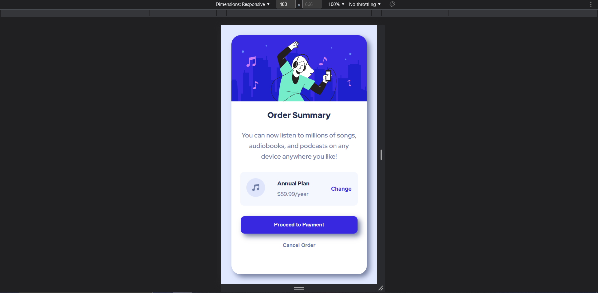 GitHub - anaVitoriaLouro/order-summary-component-main: Frontend Mentor - Order Summary Component ...