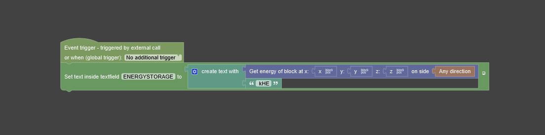Can't get GUI's textbox's id. "Set text inside textfield (id) to ...