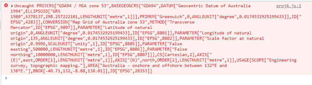 WKT parser (?) throws string exception on CRS from QGIS · Issue #393 · proj4js/proj4js · GitHub