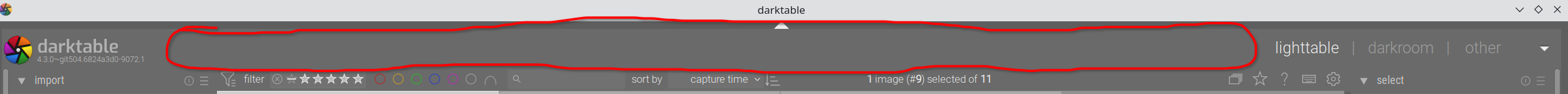 Make Darktable use no Title bar (borderless) · Issue #13555 · darktable-org/darktable · GitHub