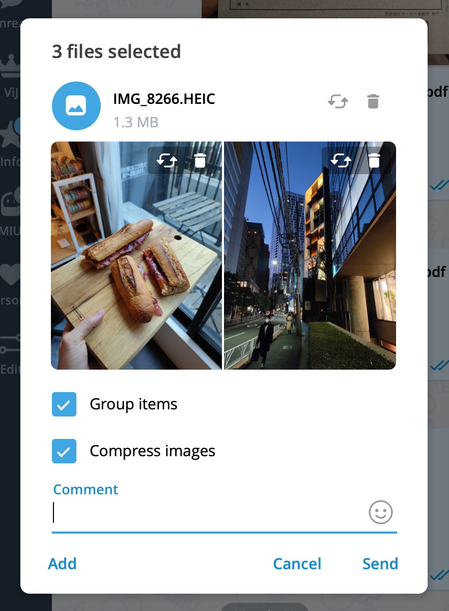 HEIC and WebP files are treated as files instead of Images · Issue #24444 · telegramdesktop ...