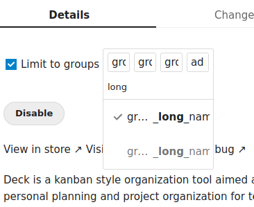 Visual glitch: managing groups nearly impossible · Issue #22283 · nextcloud/server · GitHub