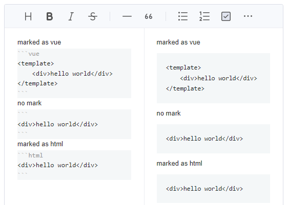 When I use plugin @toast-ui/editor-plugin-code-syntax-highlight, html and html-like code will be ...