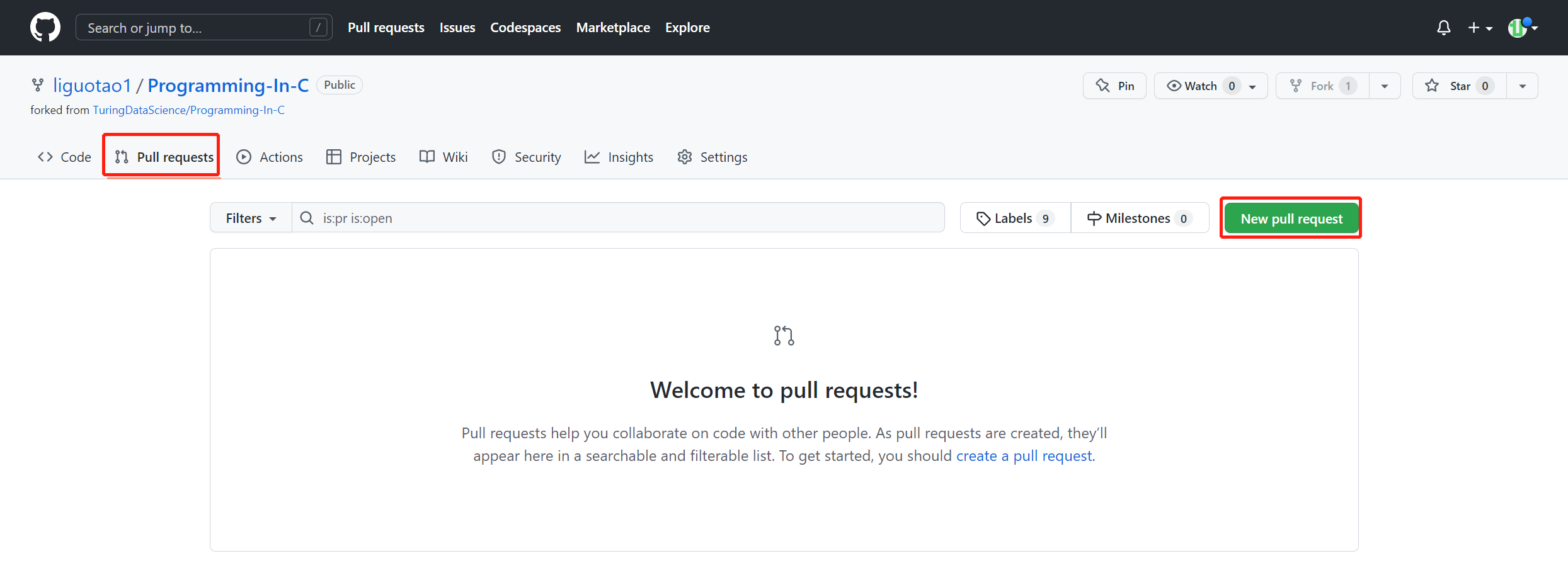 GitHub - TuringDataScience/Programming-In-C