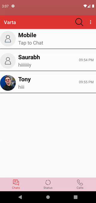 GitHub - saurabhkr4/Varta: Varta is a free Android Chatting App