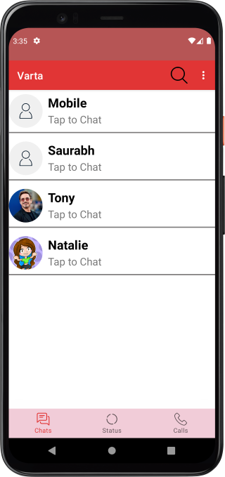 GitHub - saurabhkr4/Varta: Varta is a free Android Chatting App