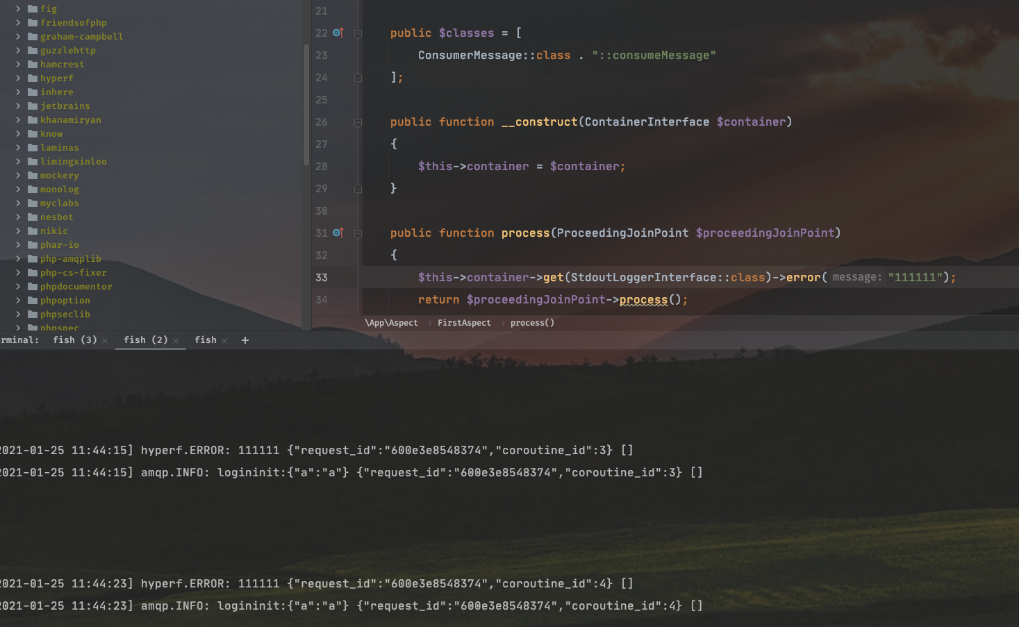 [BUG] AOP无法切入Hyperf\Amqp\Message\ConsumerMessage::consumeMessage 方法 · Issue #3136 · hyperf ...