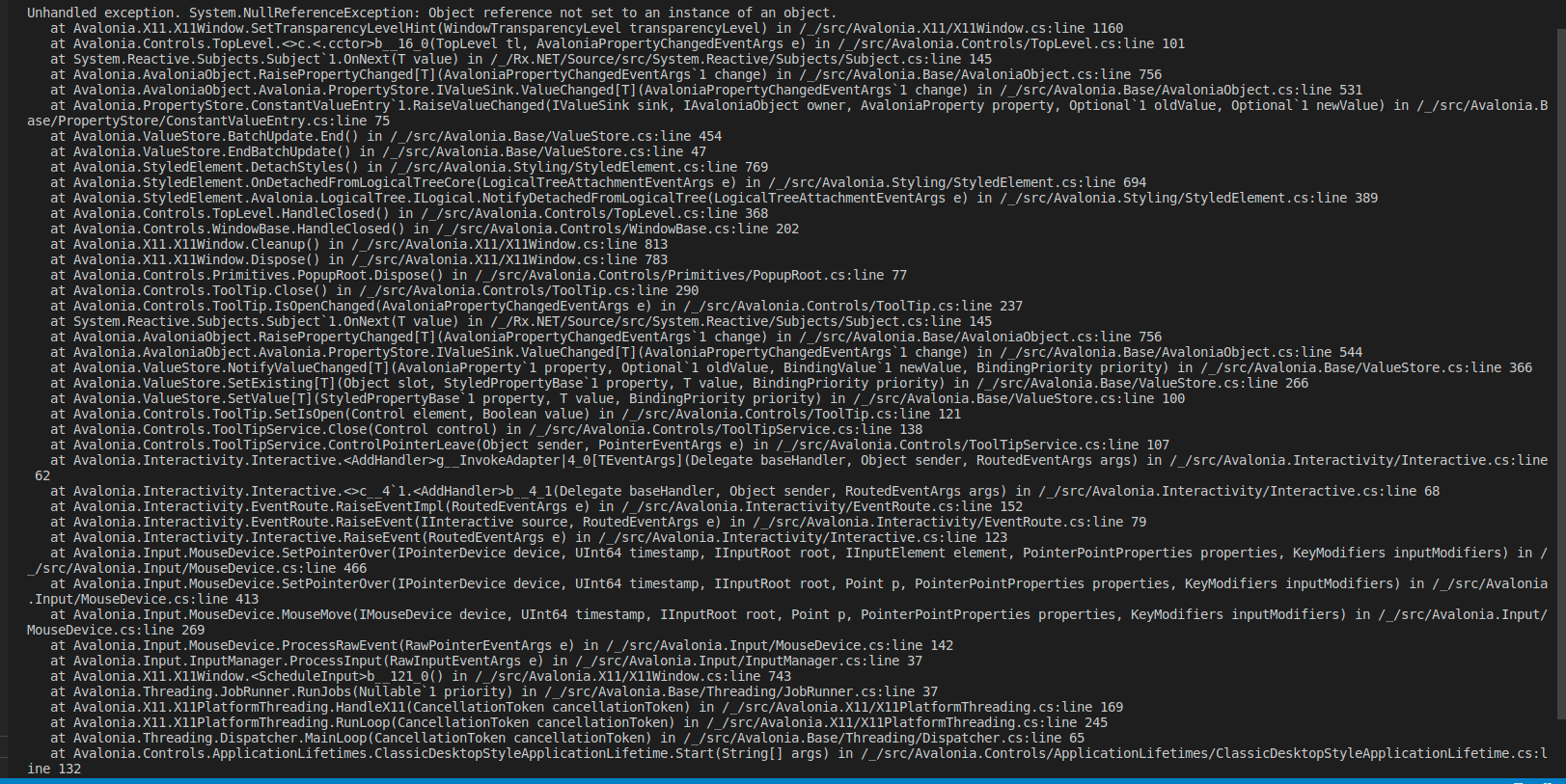 0.10.11 Crashing application when changing tab · Issue #7245 ...
