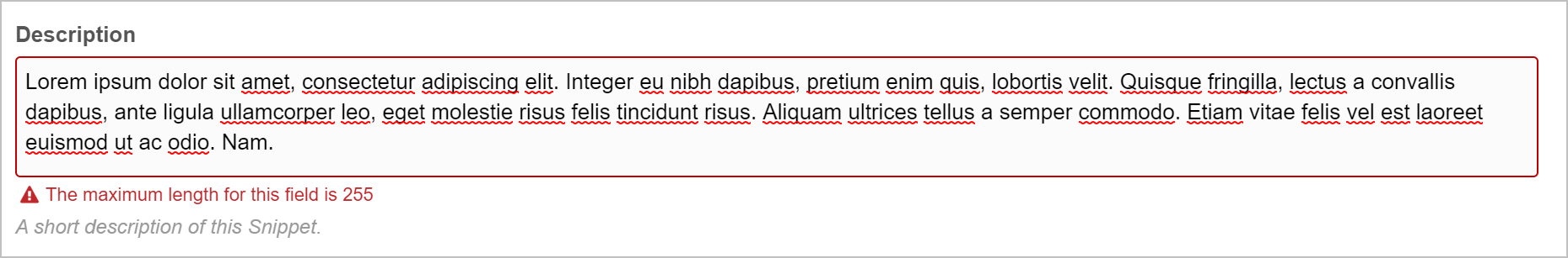 New character limit of 191 doesn't match Manager enforcement on descriptions, also breaks some ...