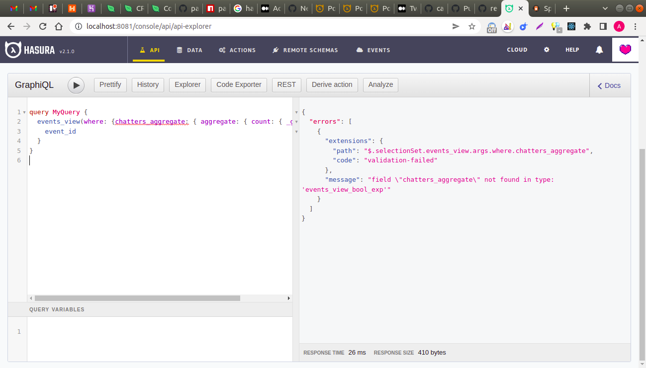 Unable to aggregate condition inside where. · Issue #8395 · hasura/graphql-engine · GitHub
