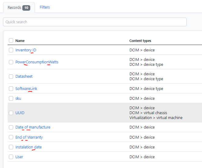 Custom Fields (space between words) · Issue #8529 · netbox-community/netbox · GitHub