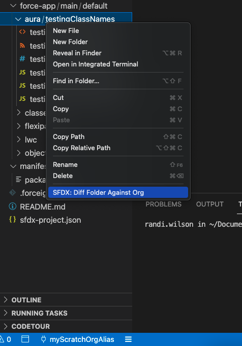 SFDX Right Click to Deploy/Retrieve is lost after switching to sandbox and switching back to ...