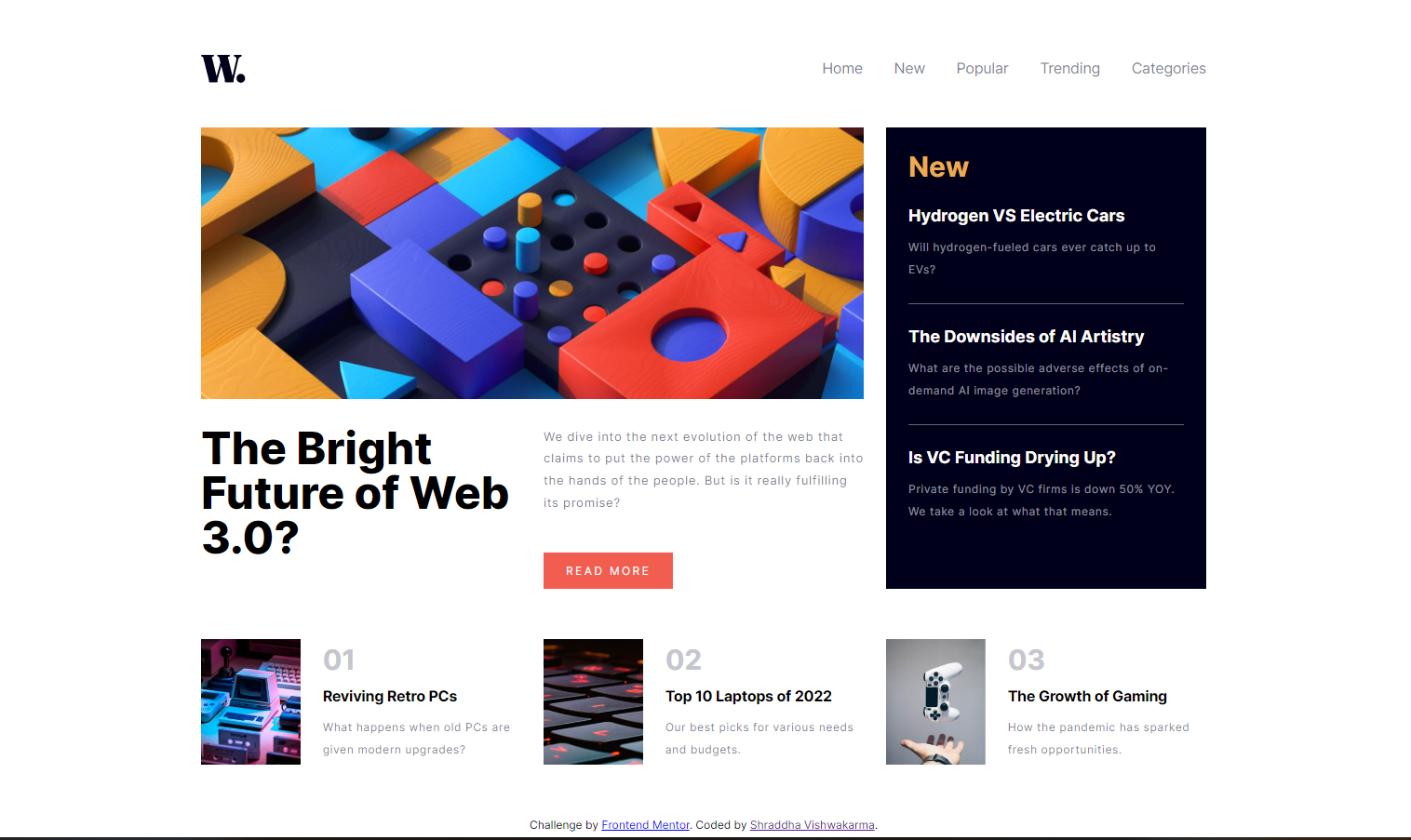 GitHub - Shraddha-V22/news-homepage-main