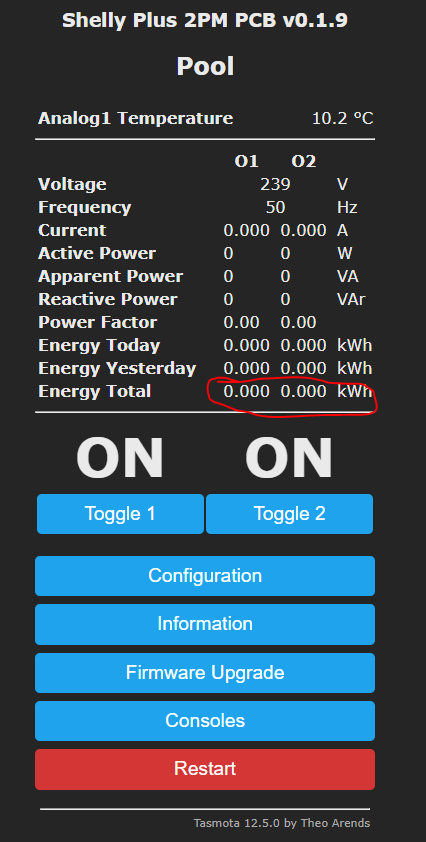 Shelly Plus 2PM kWh not saved in eprom · Issue #18672 · arendst/Tasmota · GitHub