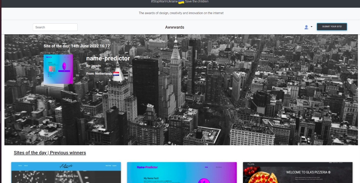 GitHub - gladyswambura/Awwwards: This is an application that allows a user to post a project he ...