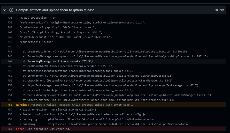 Release build error · Issue #905 · cawa-93/vite-electron-builder · GitHub