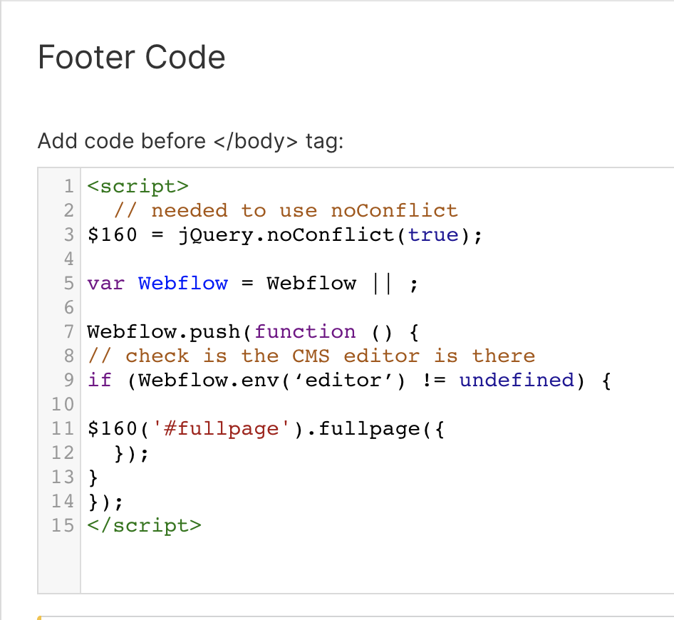 Fullpage.js is preventing scrolling inside the CMS editor - webflow · Issue #4318 · alvarotrigo ...