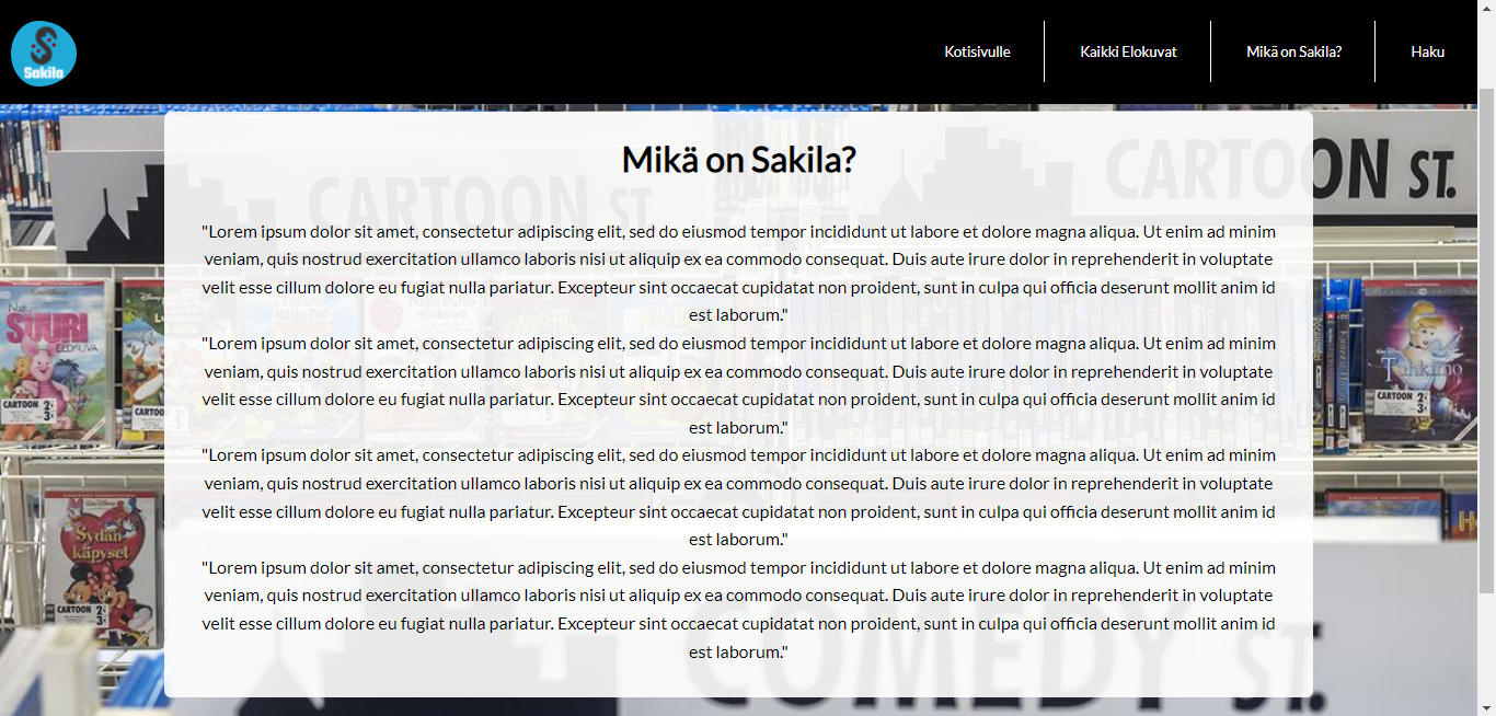 GitHub - YamatoMao/Sakila-Oy-project: "Sakila Oy" is my school project. A more detailed ...