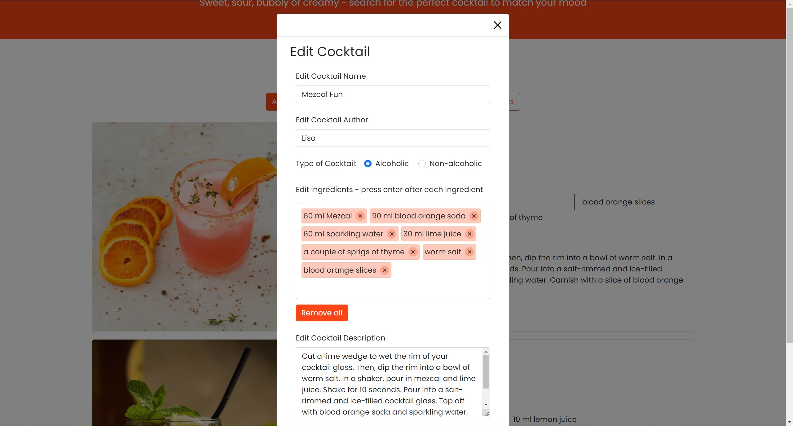 GitHub - RossanaPetrar/Cocktail-Library-Angular: A Cocktail Library web ...