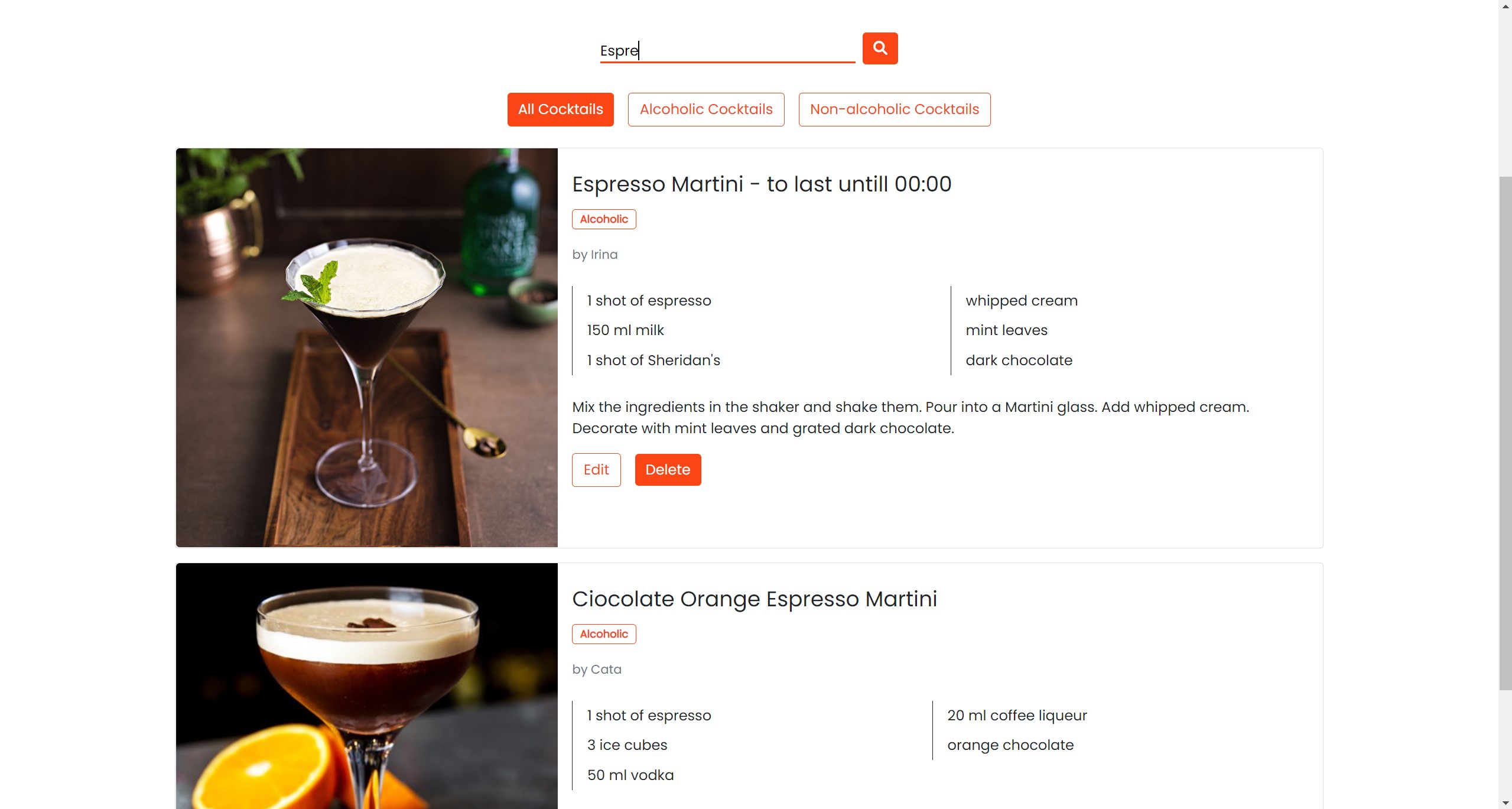 GitHub - RossanaPetrar/Cocktail-Library-Angular: A Cocktail Library web ...