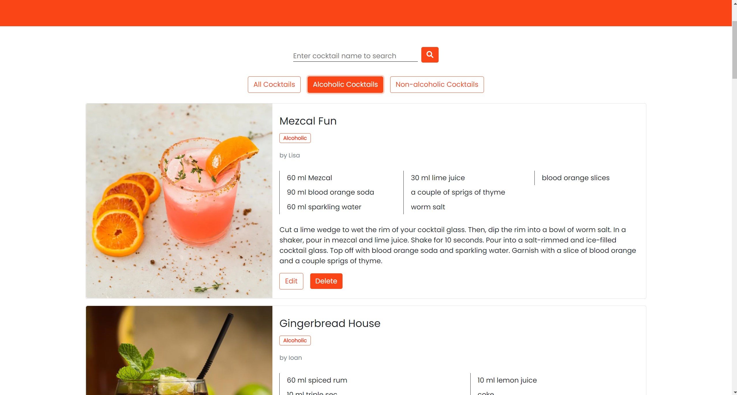 GitHub - RossanaPetrar/Cocktail-Library-Angular: A Cocktail Library web application with CRUD ...