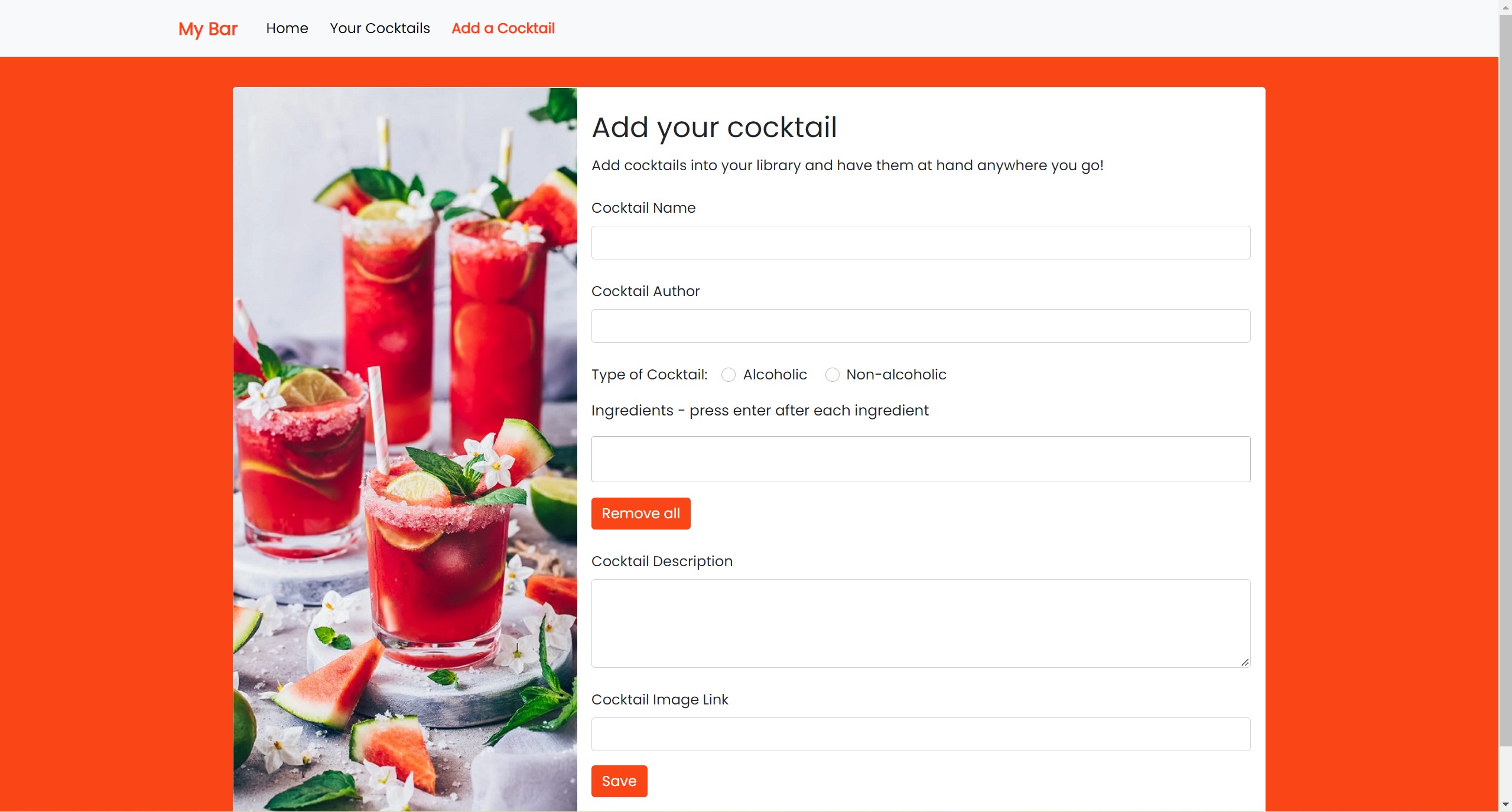 GitHub - RossanaPetrar/Cocktail-Library-Angular: A Cocktail Library web ...