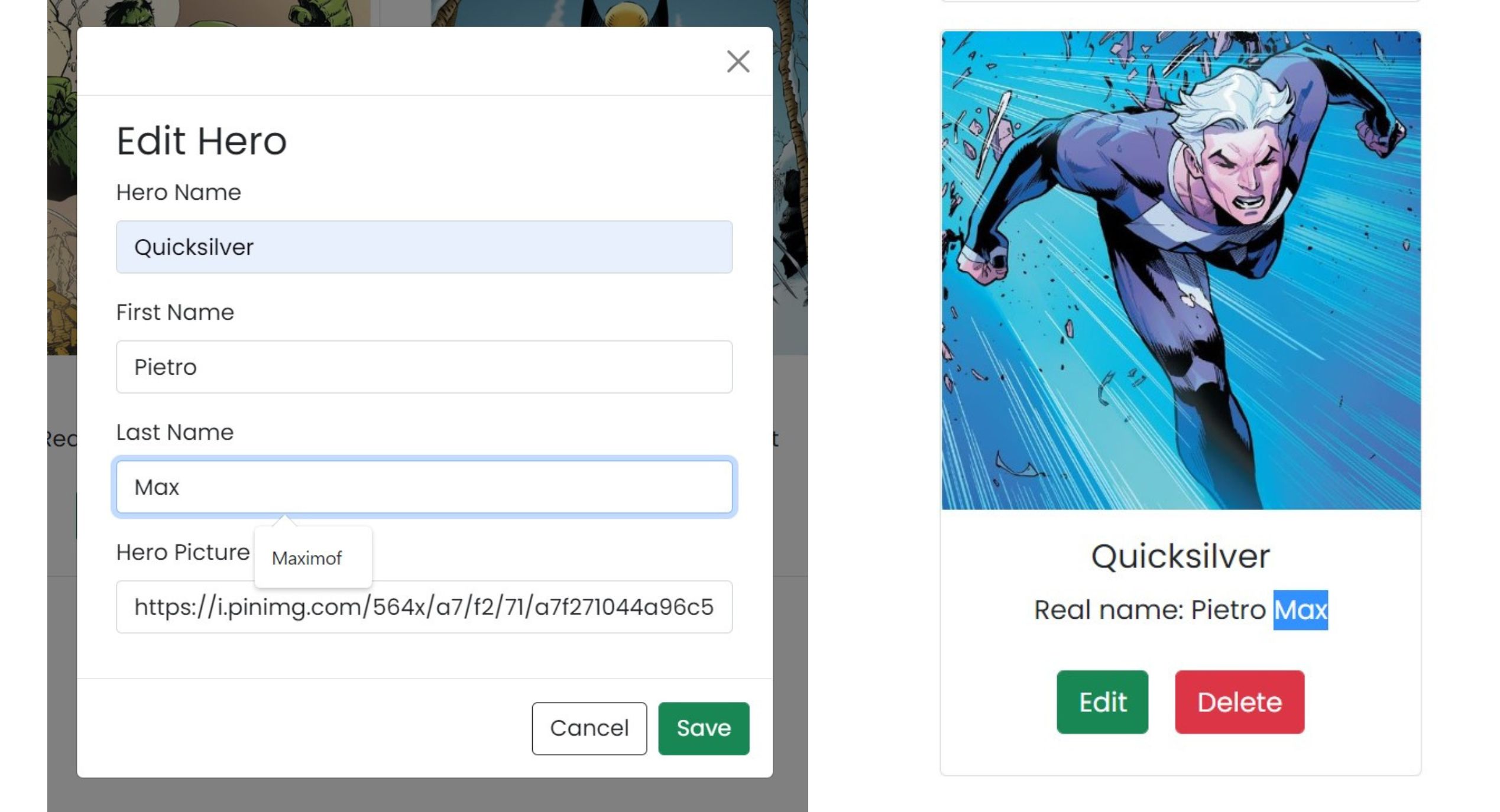 GitHub - RossanaPetrar/Superheroes-CRUD-Angular: A Superheroes app in Angular with CRUD ...