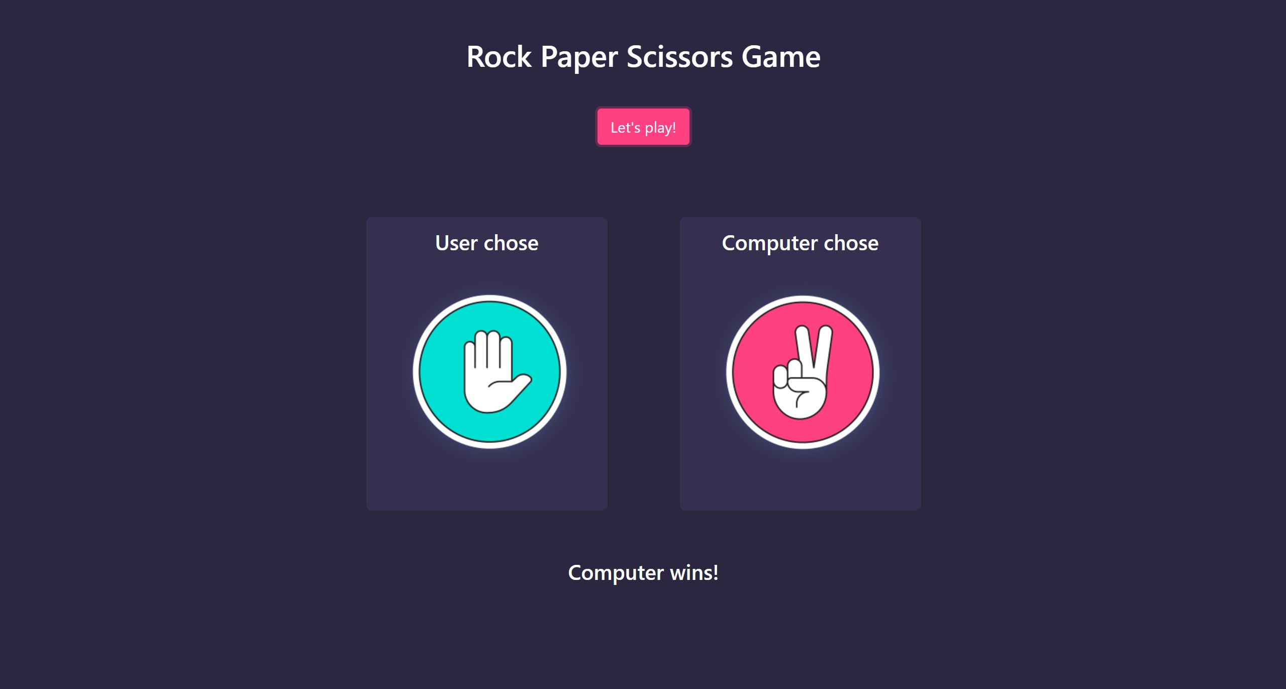 GitHub - RossanaPetrar/Rock-Paper-Scissors-Game: This is a simple Rock ... GitHub - RossanaPetrar/Rock-Paper-Scissors-Game: This is a simple Rock ...