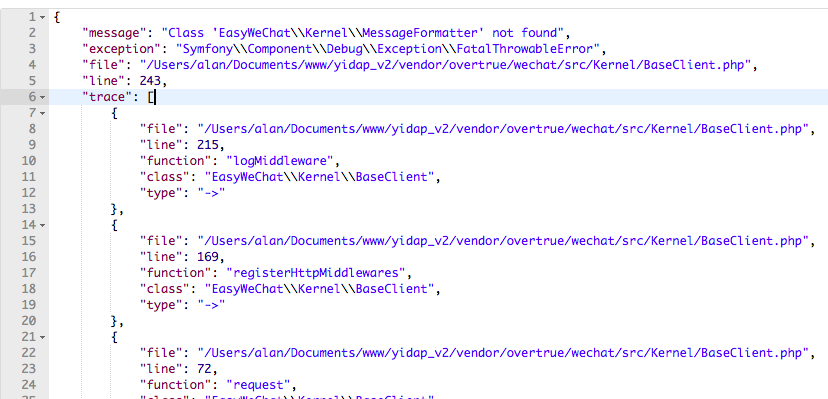 小程序通过 code 获取 openid 的接口更新包后报Class 'EasyWeChat\\Kernel\\MessageFormatter' not found · Issue ...