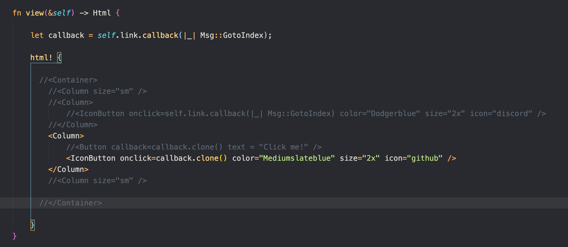 nested components, cant get callback working. · Issue #804 · yewstack/yew · GitHub