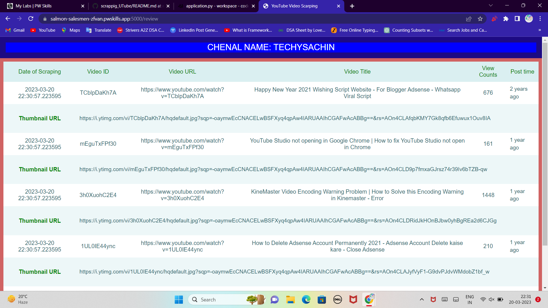 GitHub - Akash252002/scrappig_UTube