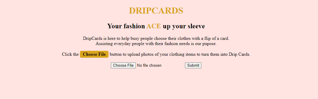 GitHub - NaomiNash/DripCards: DripCards is a project that Daria Pacheco and Naomi Nash have been ...