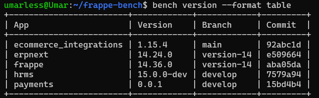 Error while Installing the HR & Payroll app · Issue #511 · frappe/hrms · GitHub