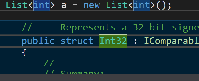 Ask F12 Go To Definition To A Nullable Struct Such As Int Always Go To The Definition Of 