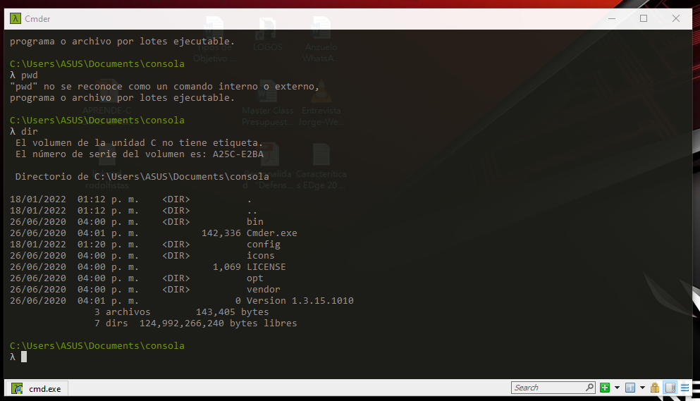 Hi everyone I have this issue. Help please command ls don't work · Issue #2651 · cmderdev/cmder ...