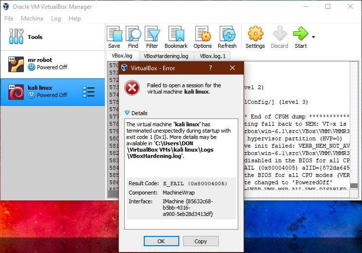 Failed to open a session for the virtual machine · Issue #207 · rapid7/metasploitable3 · GitHub