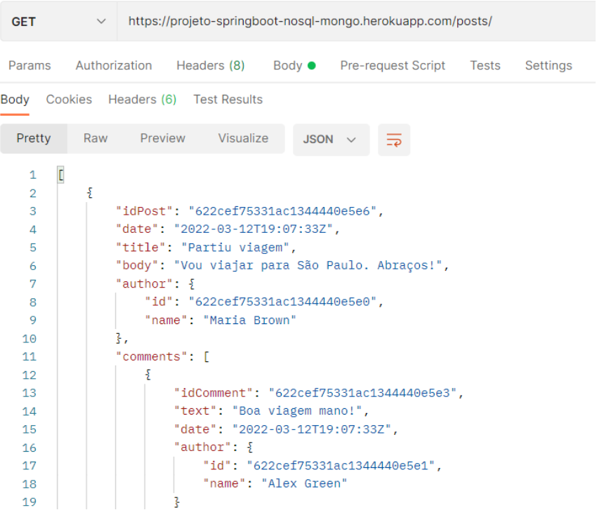 Github Rafaelsulimannprojeto Spring Mongodb Docker Api Restful De Um Projeto De Posts Onde 