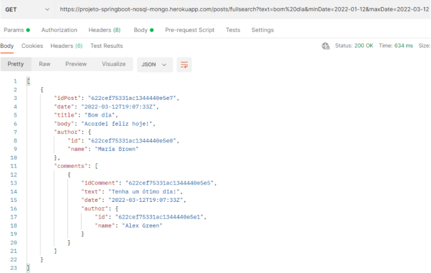GitHub - rafaelsulimann/projeto-spring-mongodb-docker: API Restful de um projeto de posts, onde ...