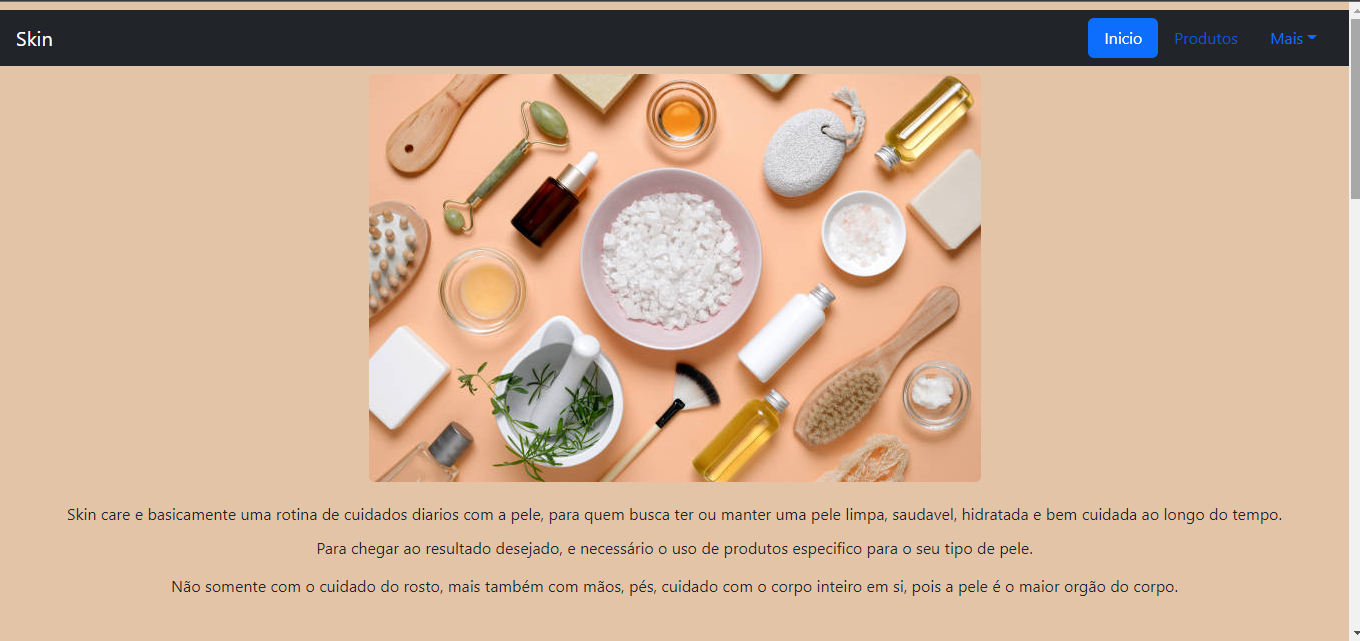 Github Luanalb Skin Uma Página Web Sobre Skincare