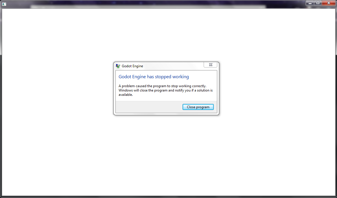crash , white screen · Issue #69422 · godotengine/godot · GitHub