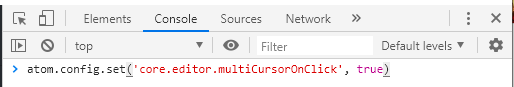 "Multi Cursor on Click" seems to always be disabled in Atom 1.48.0 ...
