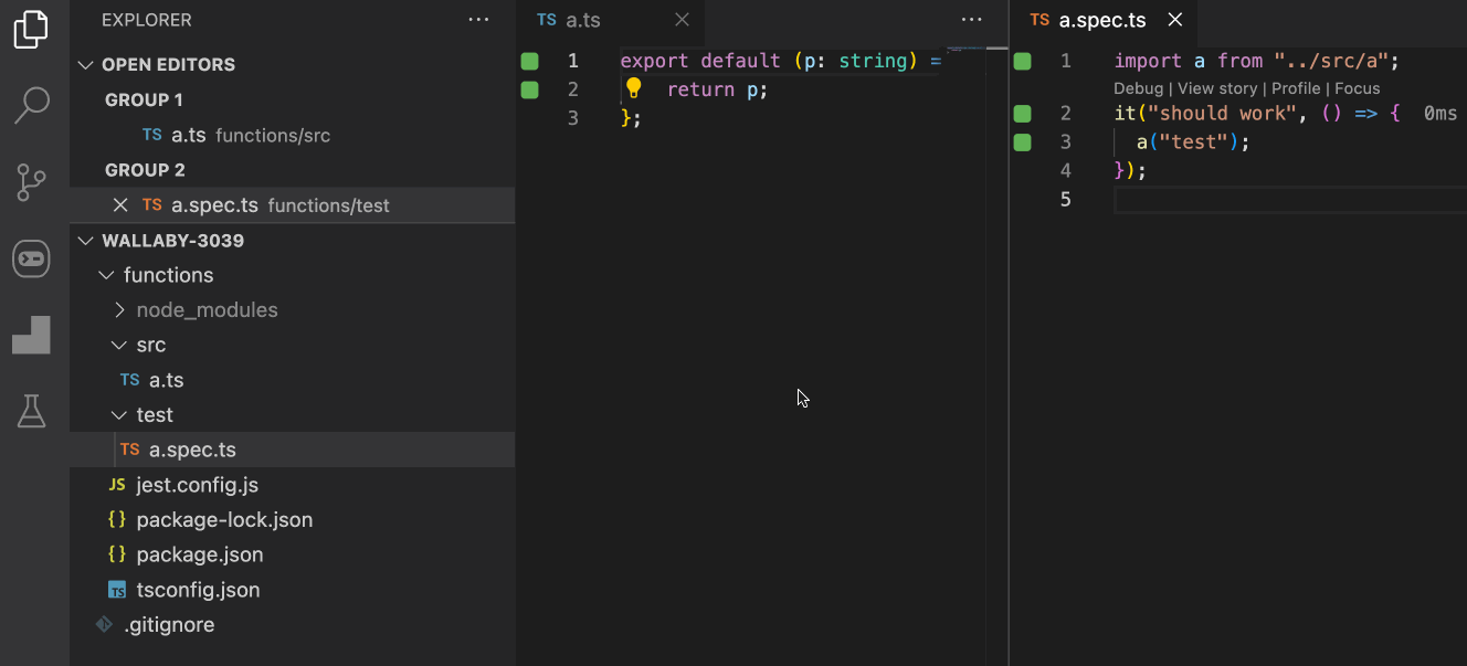 Cant Debug Source Only Unit Test Code And Cant See Coveragestatus On Source Code Only Unit