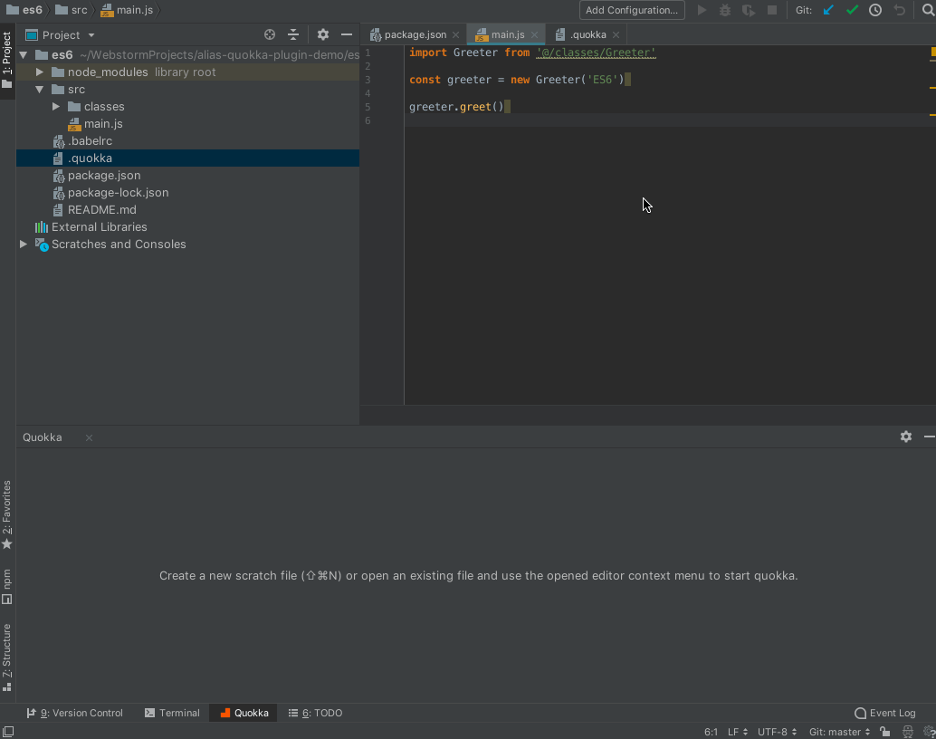 Plugin code not running for scratch files · Issue #262 · wallabyjs/quokka · GitHub