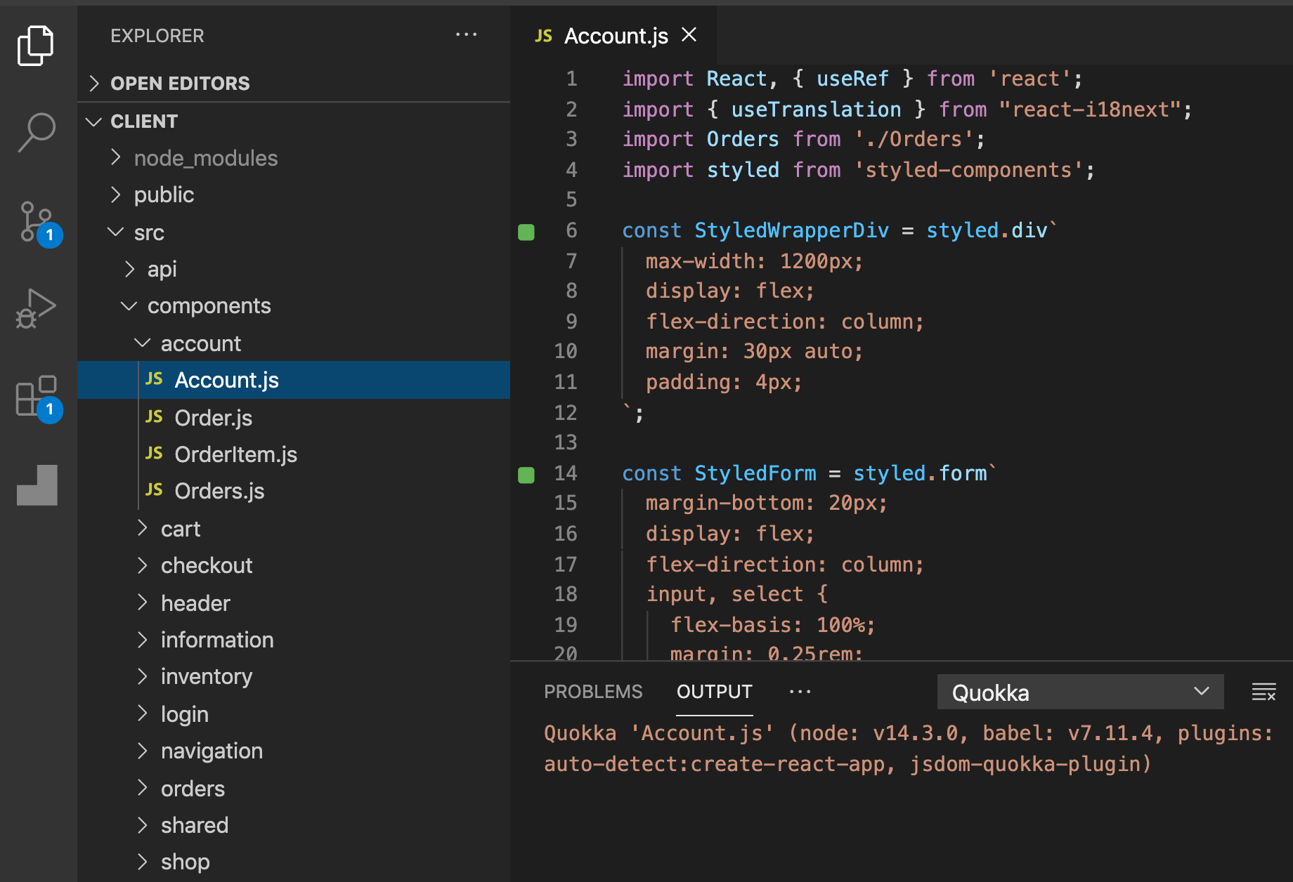 Unexpected token { · Issue #531 · wallabyjs/quokka · GitHub