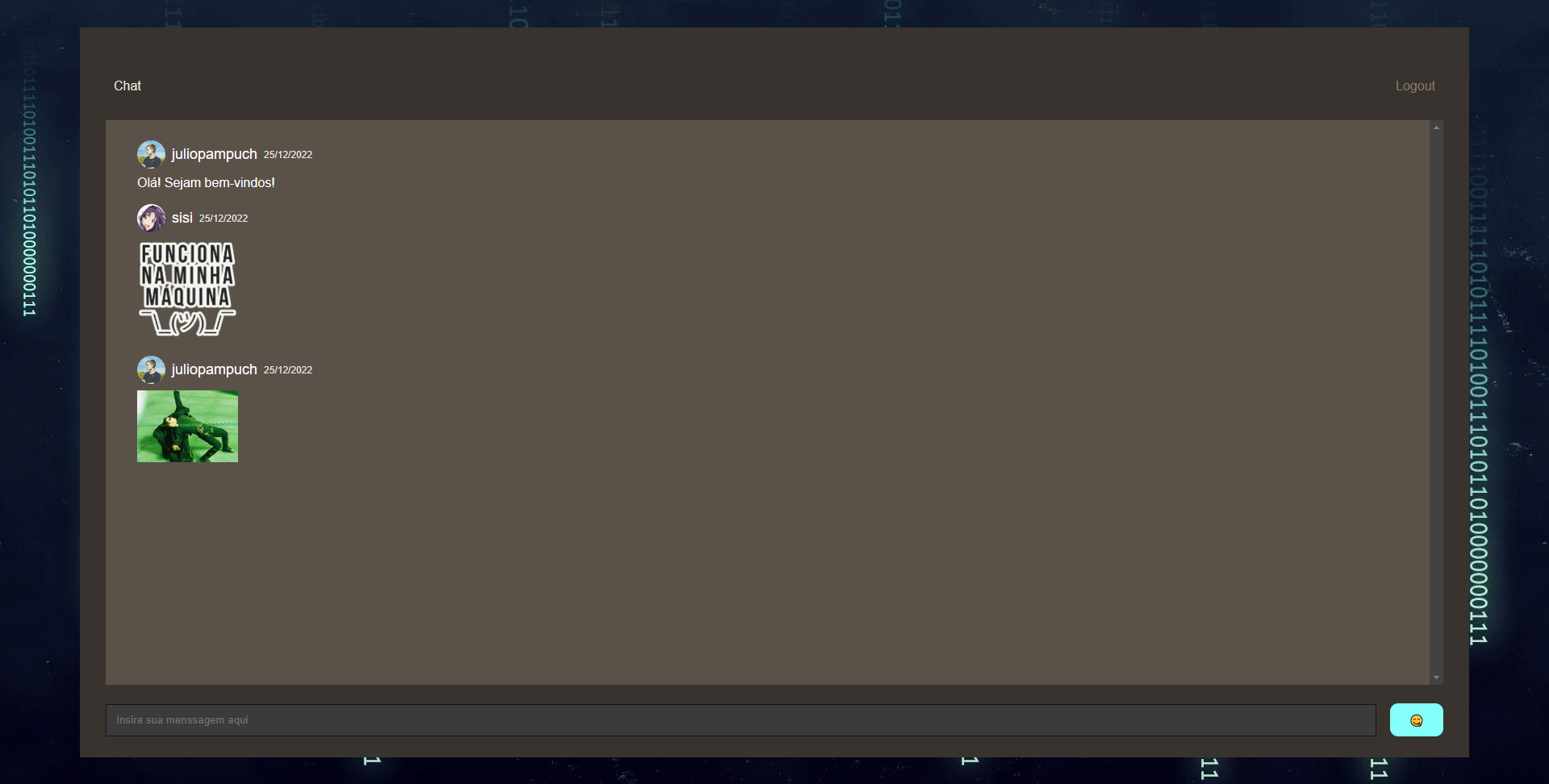 GitHub - JulioPampuch/discord-chat: Projeto desenvolvido no evento ...