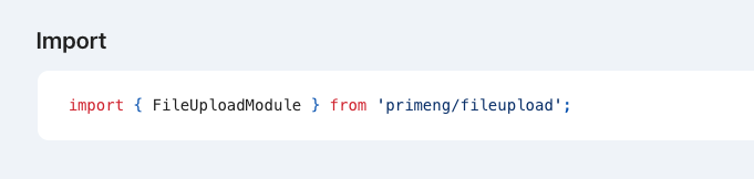 Docs: File Upload missing HttpClientModule import documentation · Issue #12795 · primefaces ...