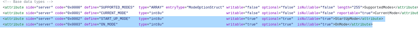 [1.3] Laundry Washer Mode Cluster XML has to be updated as per spec · Issue #30383 · project ...