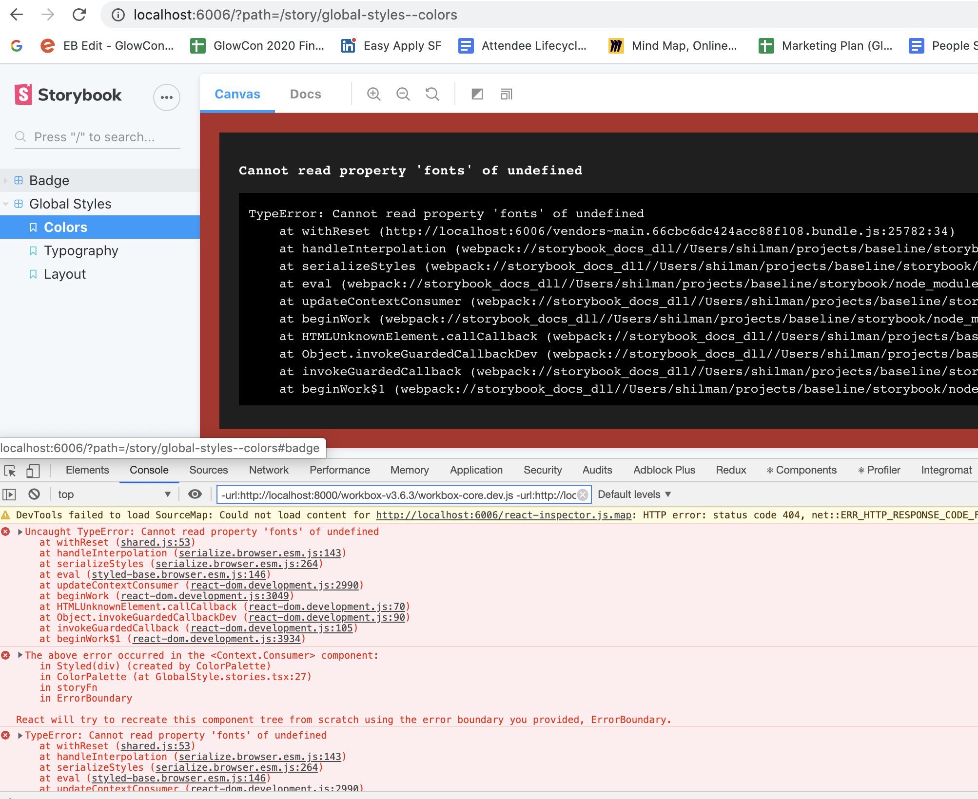 Cannot read property 'fonts' of undefined - using ColorPalette in addon-docs · Issue #8753 ...